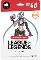 Riot Points Gift Card - Cartão League of Legends [RP LoL]