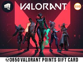 VPs Valorant - Comprar Cartão Valorant Points [Gift Card]