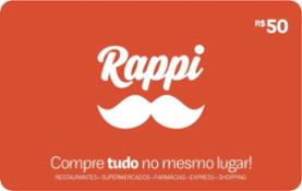 Comprar Cartão Rappi: Crédito Rappi [Gift Card Pré Pago]